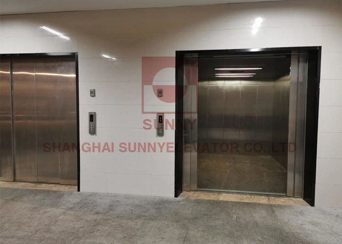 VVVF Slide Door Cargo Elevator Lift With Step As380 / Monarch Nice3000 ...