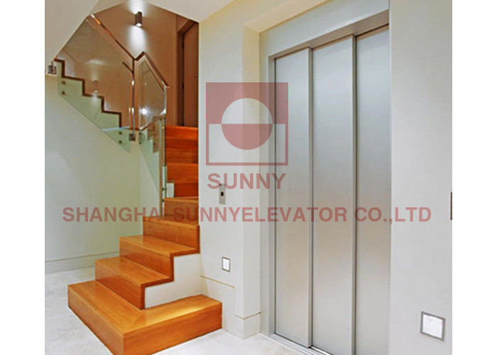 0.5m/S Exterior Home Elevators Square Glass Obervation Elevator For 6 ...