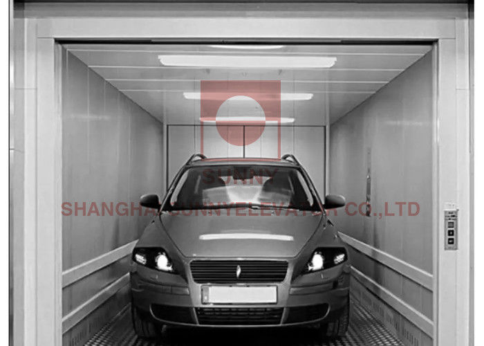 8 Floors Goods Car Elevator 5000KG AC VVVF Drive Slide Guide Rail ...