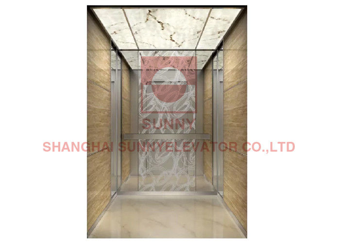 Residential Elevator 4 Person Passenger Lift With Flat Or Round Handrail