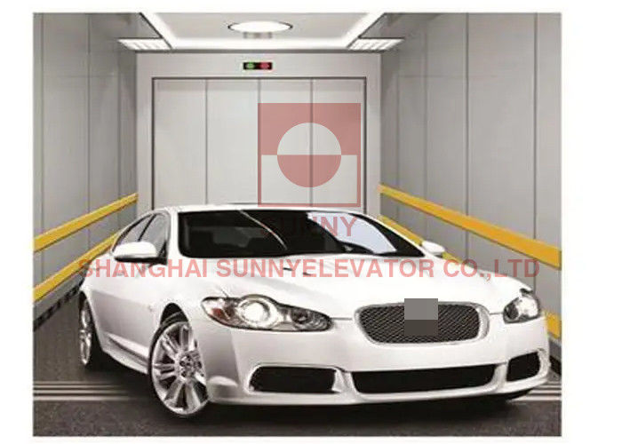 0.5m/S Garage Car Elevator Lift Hairline Stainless Steel Automobile ...