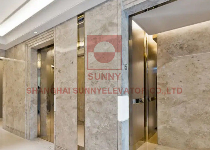 630kg 1.0m/S 7 Stops Passenger Elevator Lift Traction System Elevator