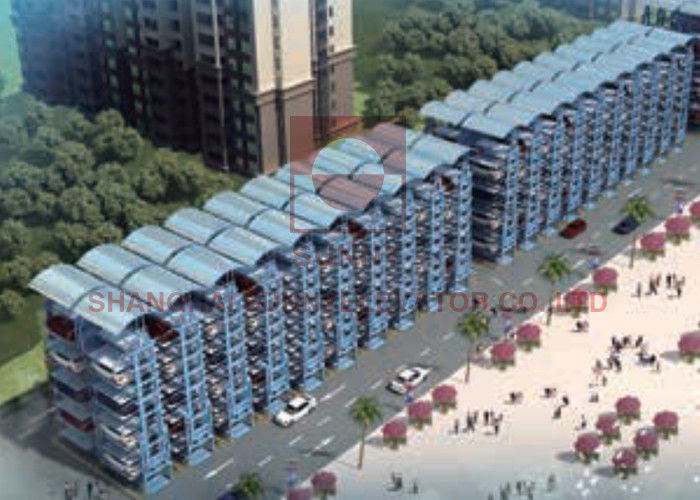 7.5kw Motor Rotary Type Parking Lot Auto Parking Lift Storage Systems