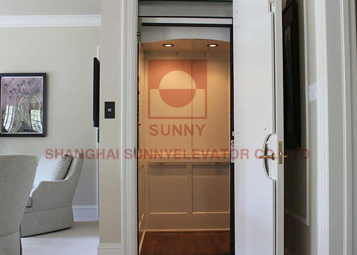 Double Door Apartment 0.3m/S Residential Home Elevators With ...