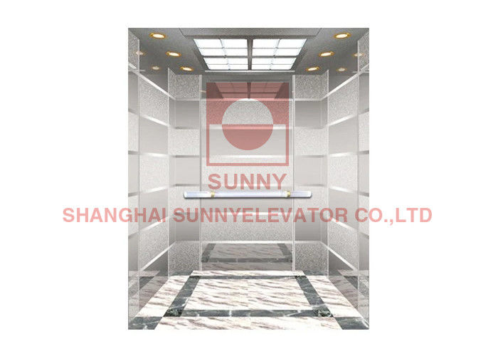 1600kg VVVF 2.5m/S Panoramic Passenger Elevator With VVVF Elevator ...
