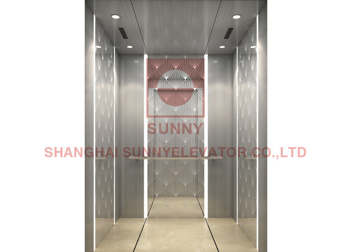 EleganT Rose Gold 320kg Roomless Residential Home Elevator With Center ...
