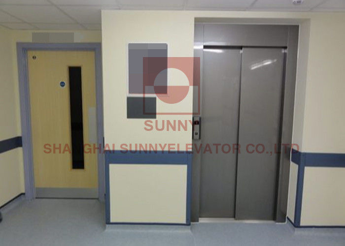 2000kg AC VVVF Medical Hospital Elevator Low Noise 2P Telescopic Opening Doors