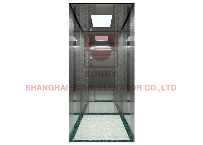 VVVF Control System Passenger Lift Elevator 1.0 - 1.75m/s For Office ...