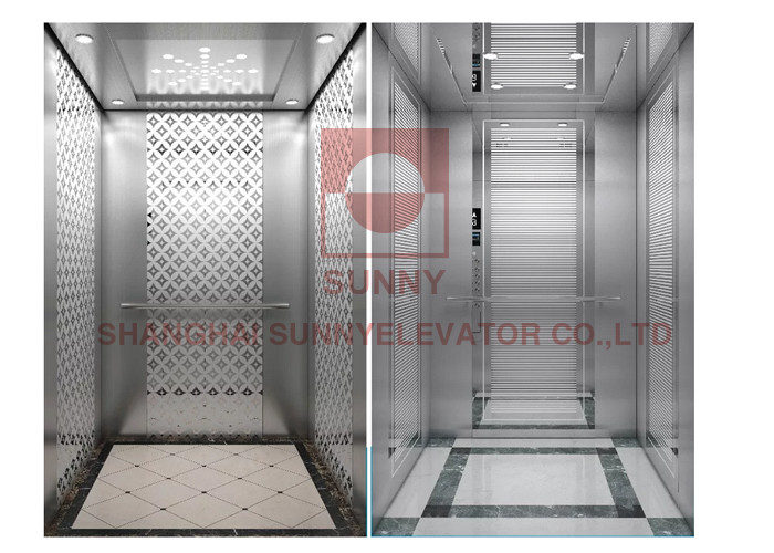 Stainless Steel 304 Passenger Elevator 6 Person Passenger Lift For ...