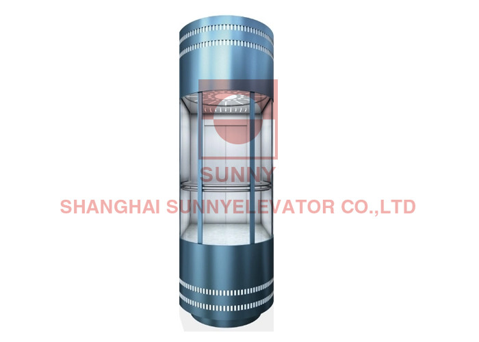 Panoramic Sightseeing Elevator Lift Double Low Speed FUJI Machine