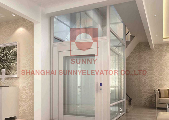 320 - 400kg VVVF Drive Technology Ventilated Home Elevators With ...