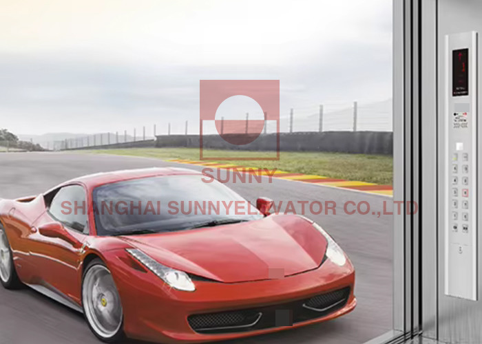 Stainless Steel Car Elevator Ranges From 0.4m/S To 1.5m/S Providing And ...