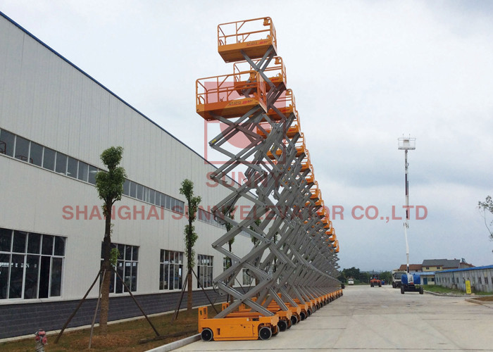 1.89m Wheelbase Hydraulic Self Propelled Scissor Lift 24V/4.5kw