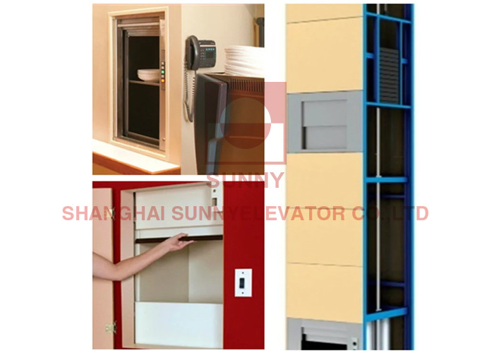 AC Drive Residential Laundry Chute Dumbwaiter Elevator With Machine Room