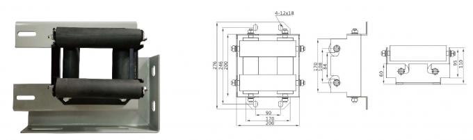 Hight / Low Speed Vertex Elevator Parts Compensation Chain Guiding Device
