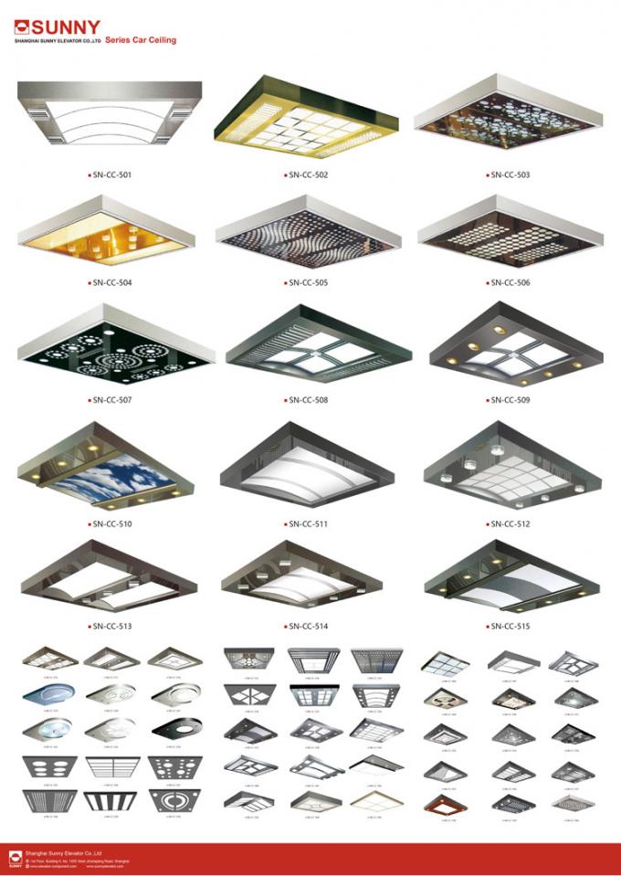 630kg Commercial Passenger Elevator Lift With Machine Room Less