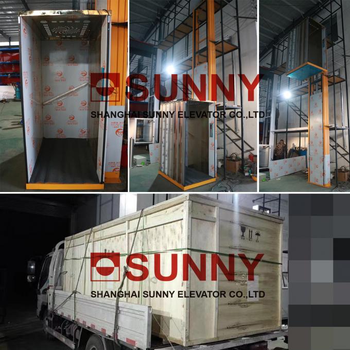 100kg Mini Dumbwaiter Elevator Food Lift For Material Cargo Transfer