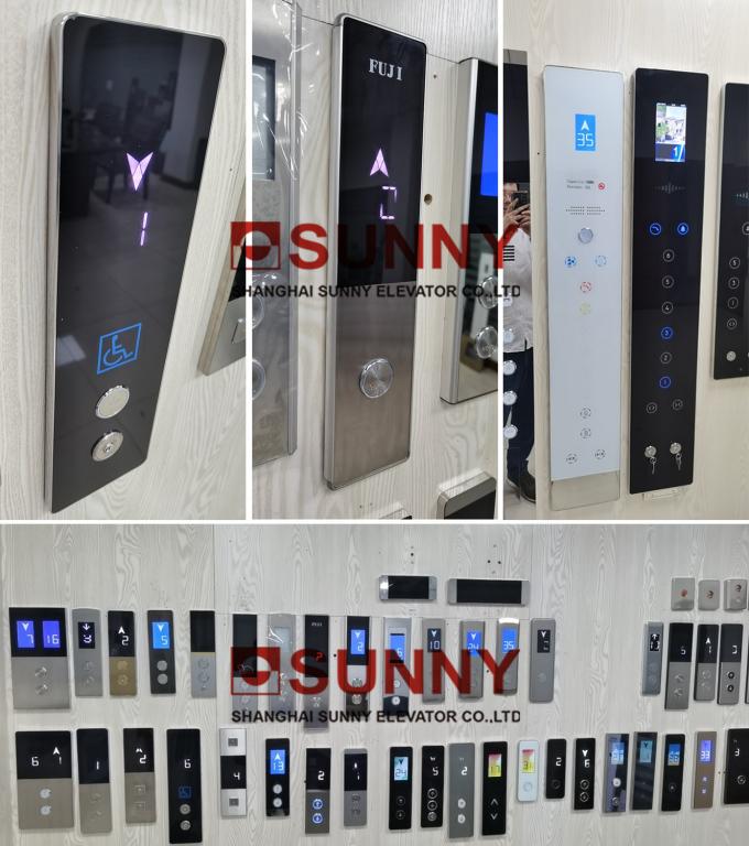 Hole Size R27mm Elevator Push Button Commercial elevators for Elevator ...