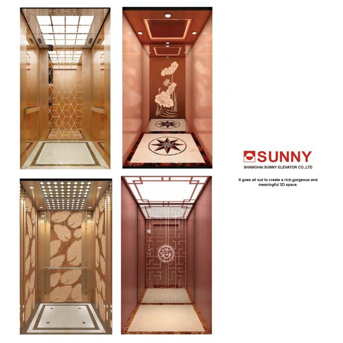 Machine Room Passenger Elevator With Monarch NICE 3000 Inverter